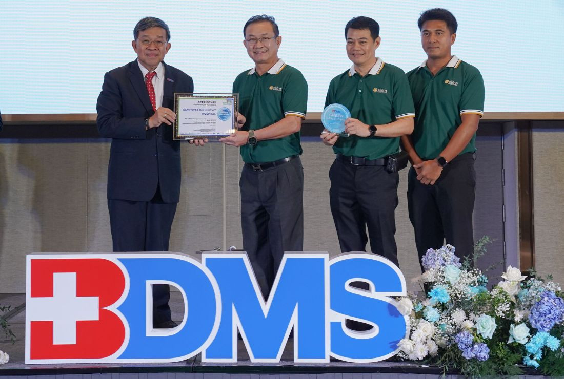 Samitivej Sukhumvit Hospital Wins Platinum-level Award and Judges’ Choice Award at BDMS Green ...